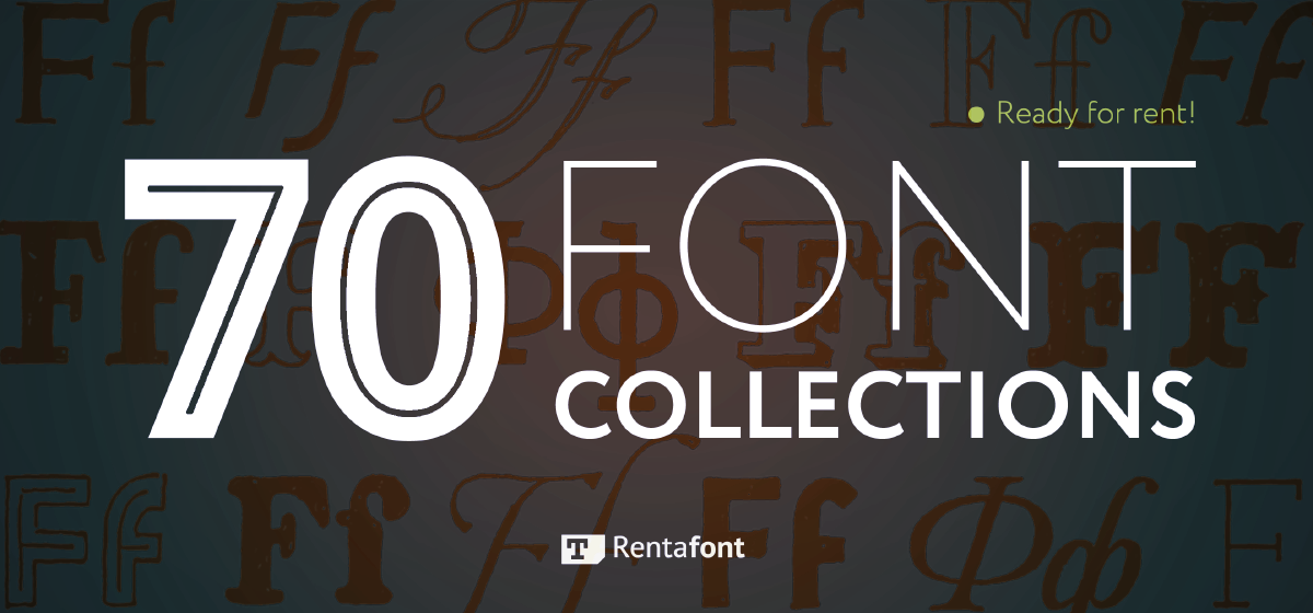 Font Collections on Rentafont