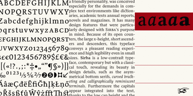 Sirba CYR (5 font styles) Fonts for Web & Desktop on Rentafont